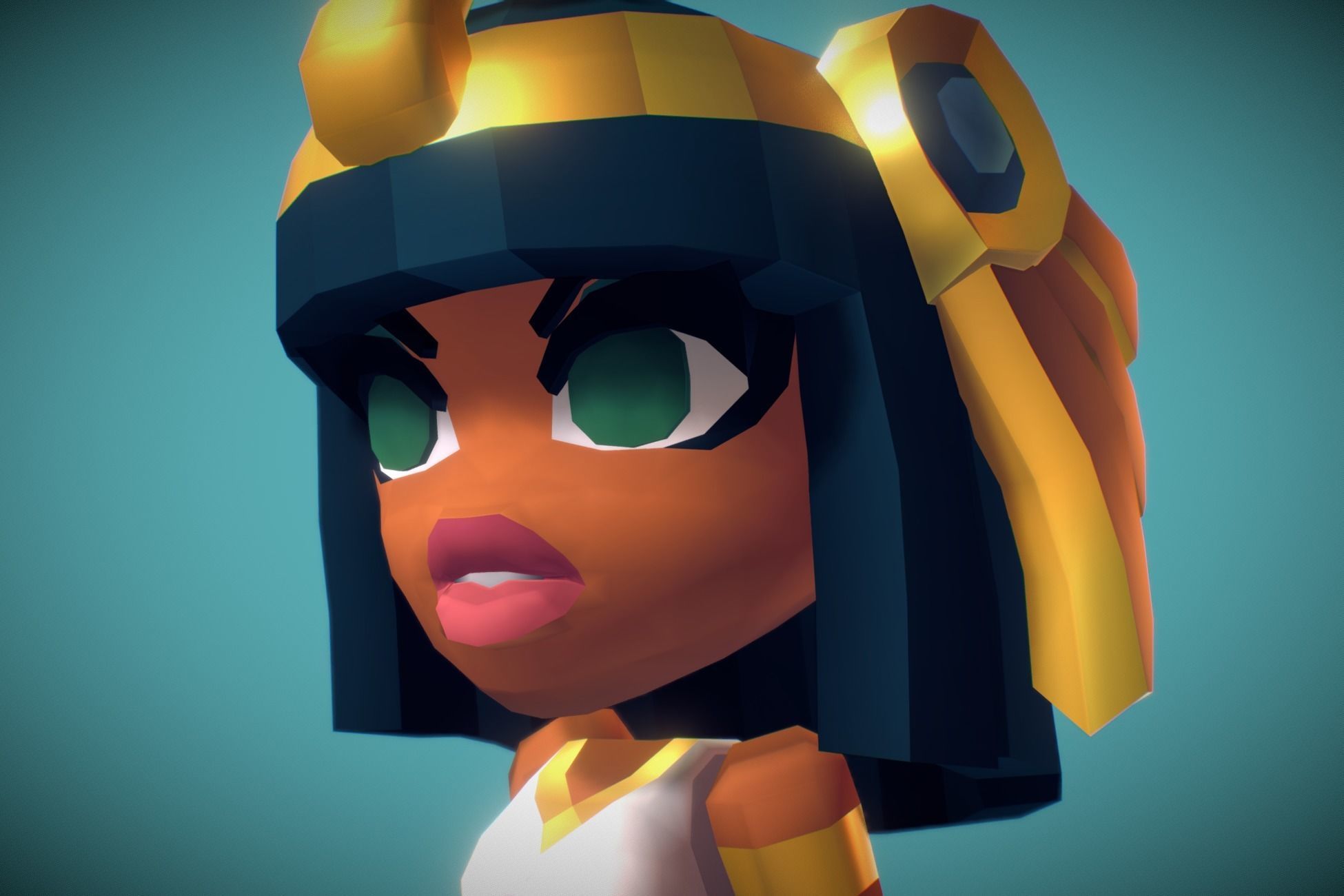 3D model Cleo - Proto Series VR / AR / low-poly rigged animated | CGTrader