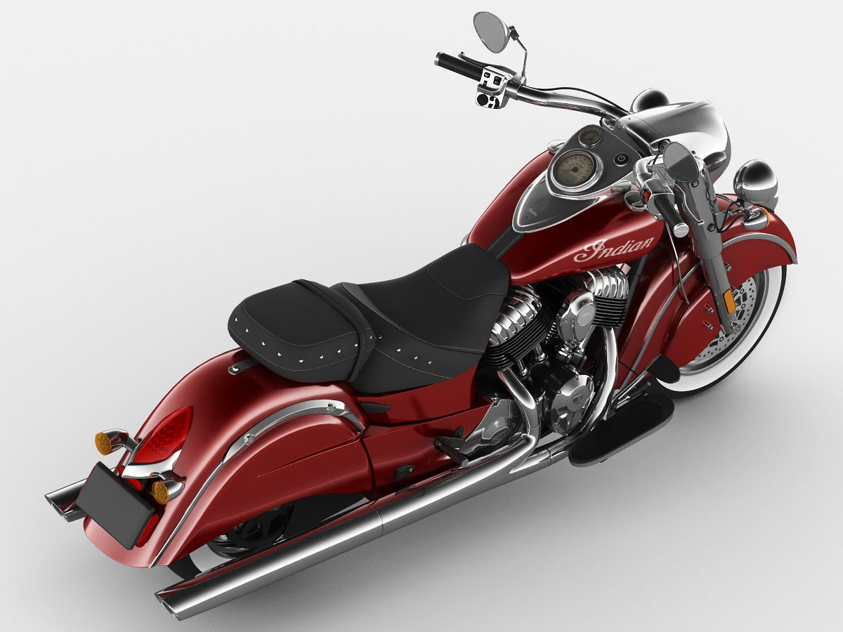 Indian Chief Classic motorcycle 3D model | CGTrader