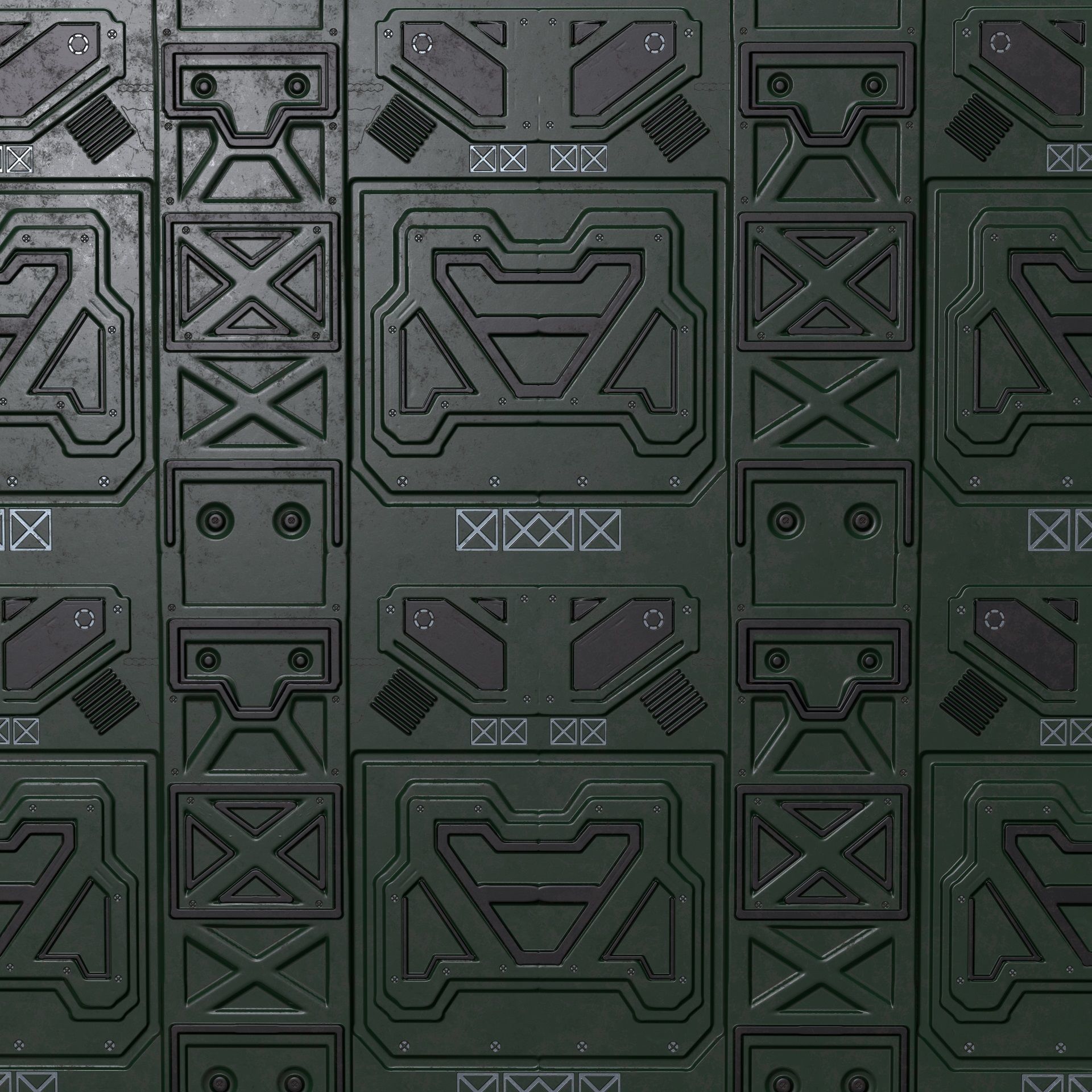 Texture PBR seamless sci fi texture pack VR / AR / low-poly | CGTrader