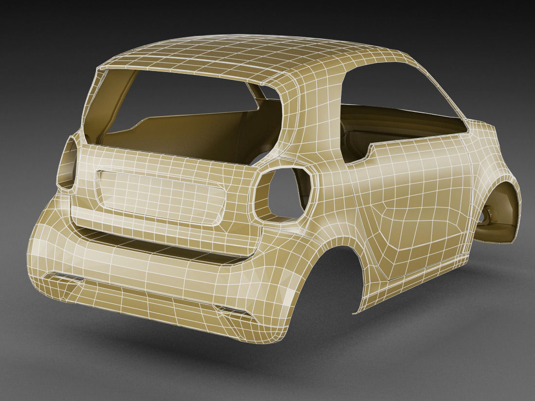 Smart Fortwo 2015 3D model | CGTrader