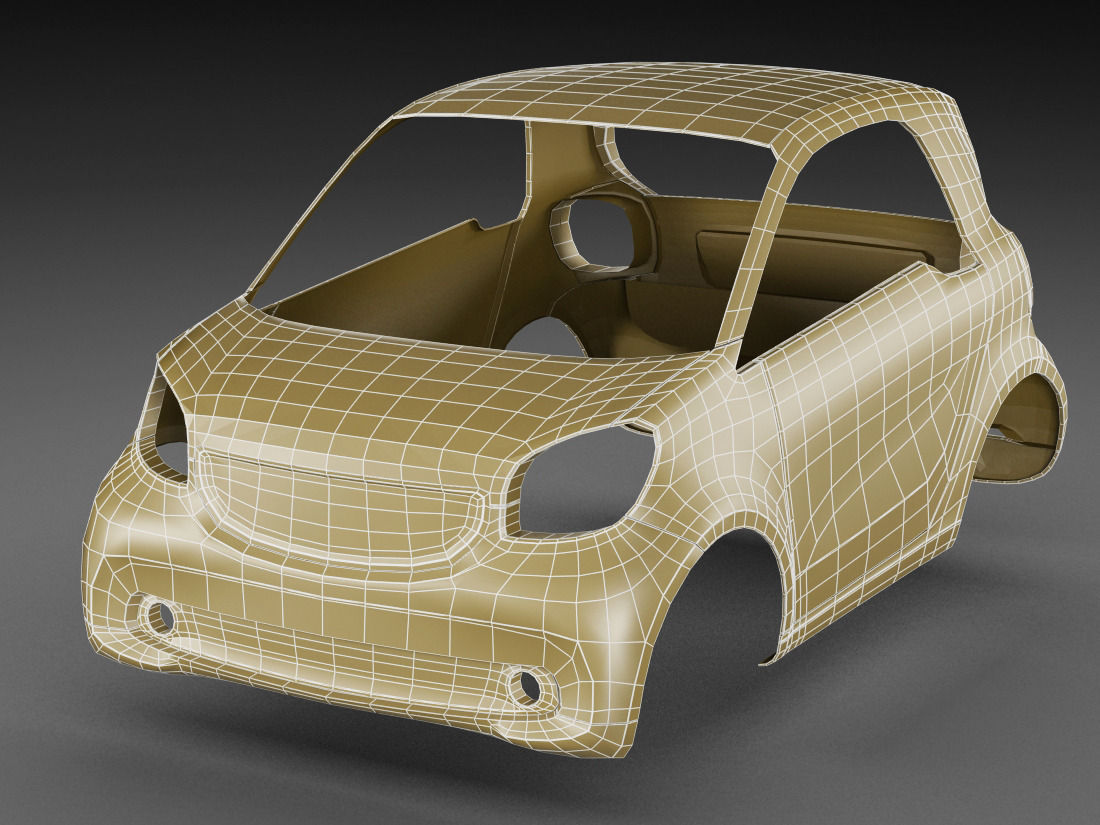 Smart Fortwo 2015 3D model | CGTrader