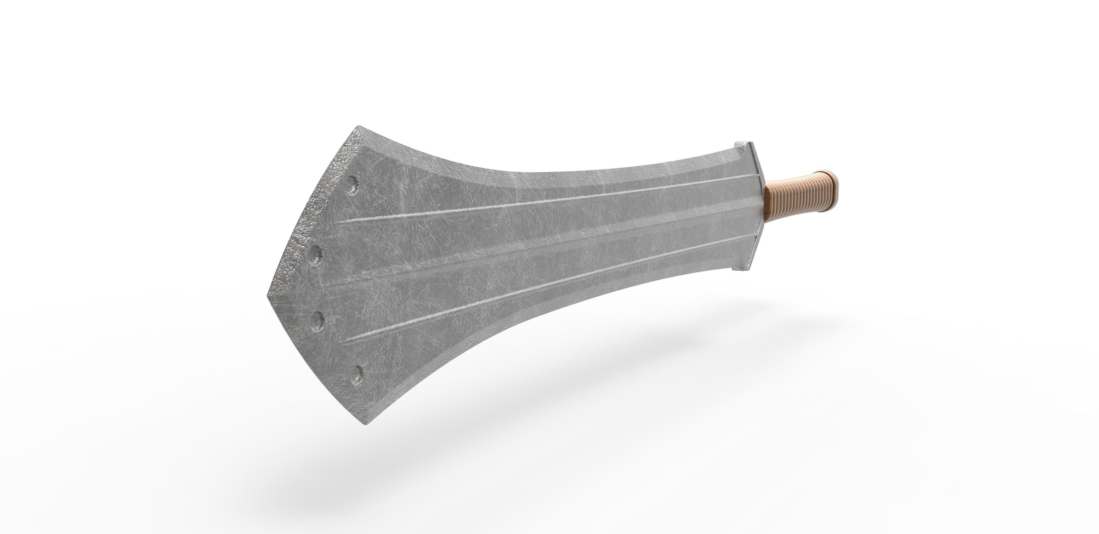 Sword of Erik Killmonger from the movie Black Panther 2018 3D model 3D ...