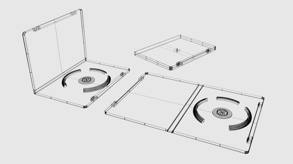 DVD CASES 3D model | CGTrader