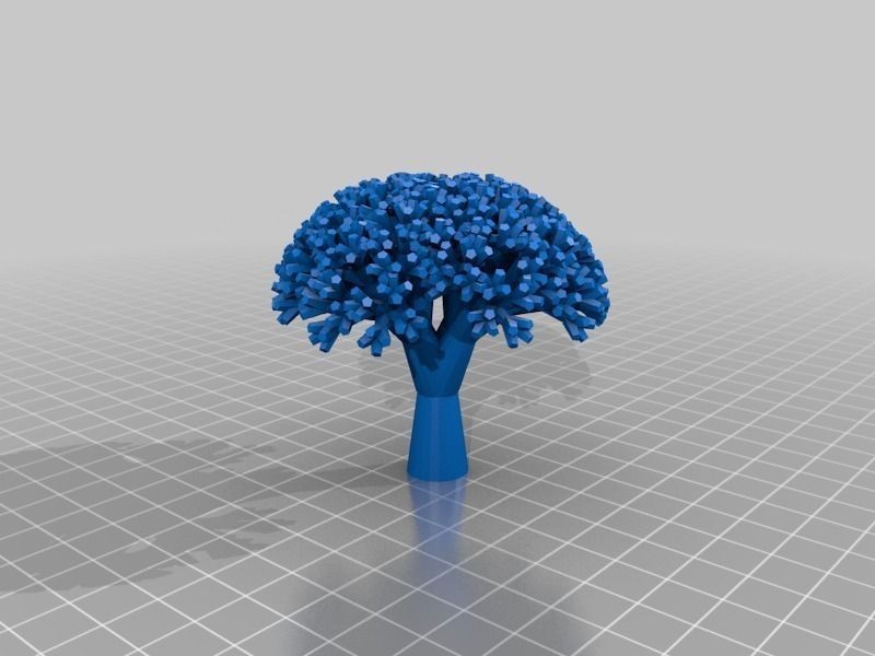 Recursive Broccoli free 3D model 3D printable | CGTrader