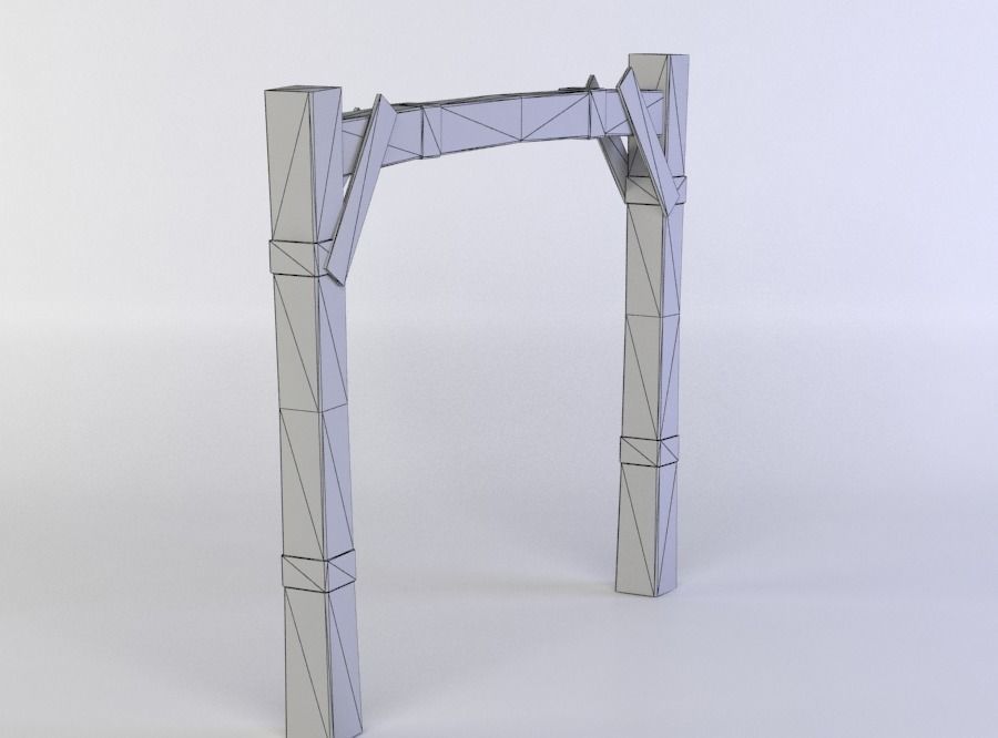 3D model Support beams VR / AR / low-poly | CGTrader