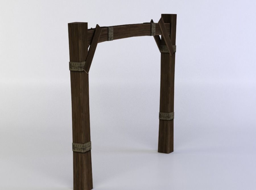 3D model Support beams VR / AR / low-poly | CGTrader