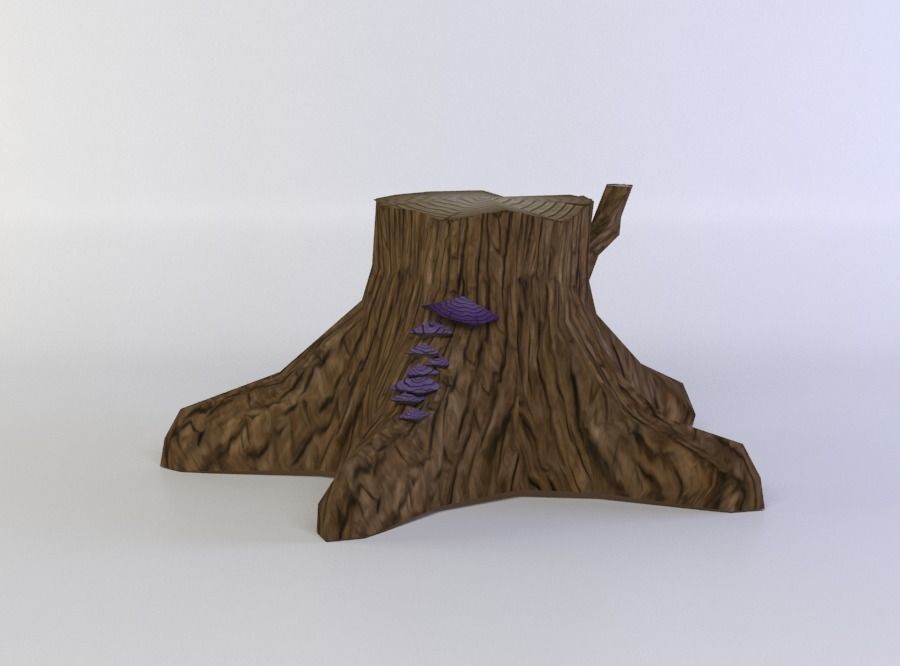 3D model Tree trunk VR / AR / low-poly | CGTrader