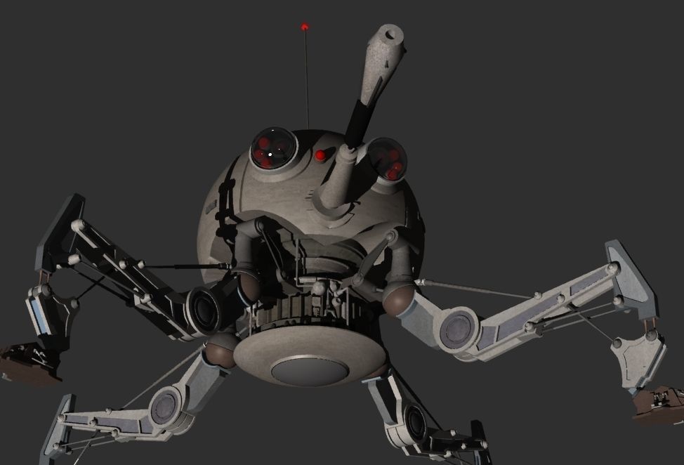 STAR-WARS Dwarf-Spider-Droid 3D model | CGTrader
