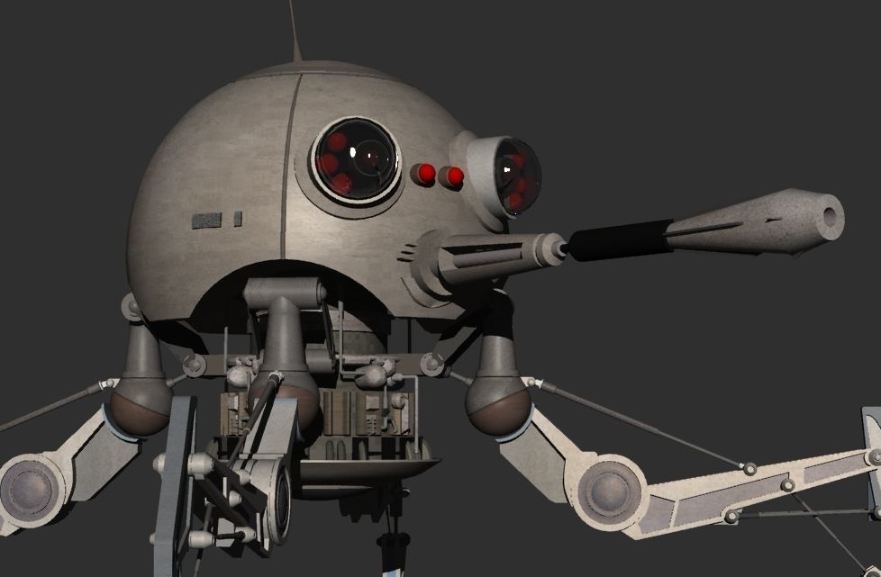 STAR-WARS Dwarf-Spider-Droid 3D model | CGTrader