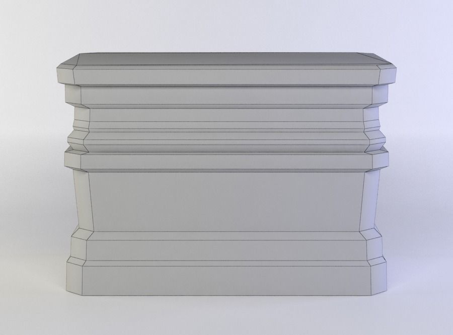 3D model Small stone altar VR / AR / low-poly | CGTrader