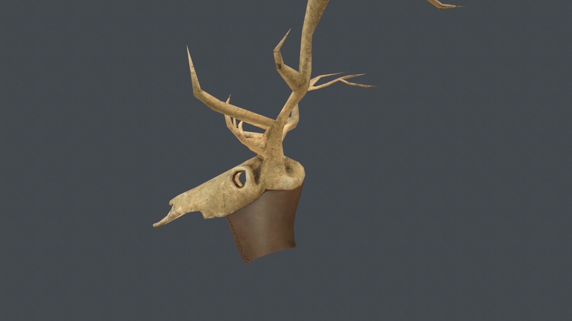 Deer skull mask free VR / AR / low-poly 3D model | CGTrader