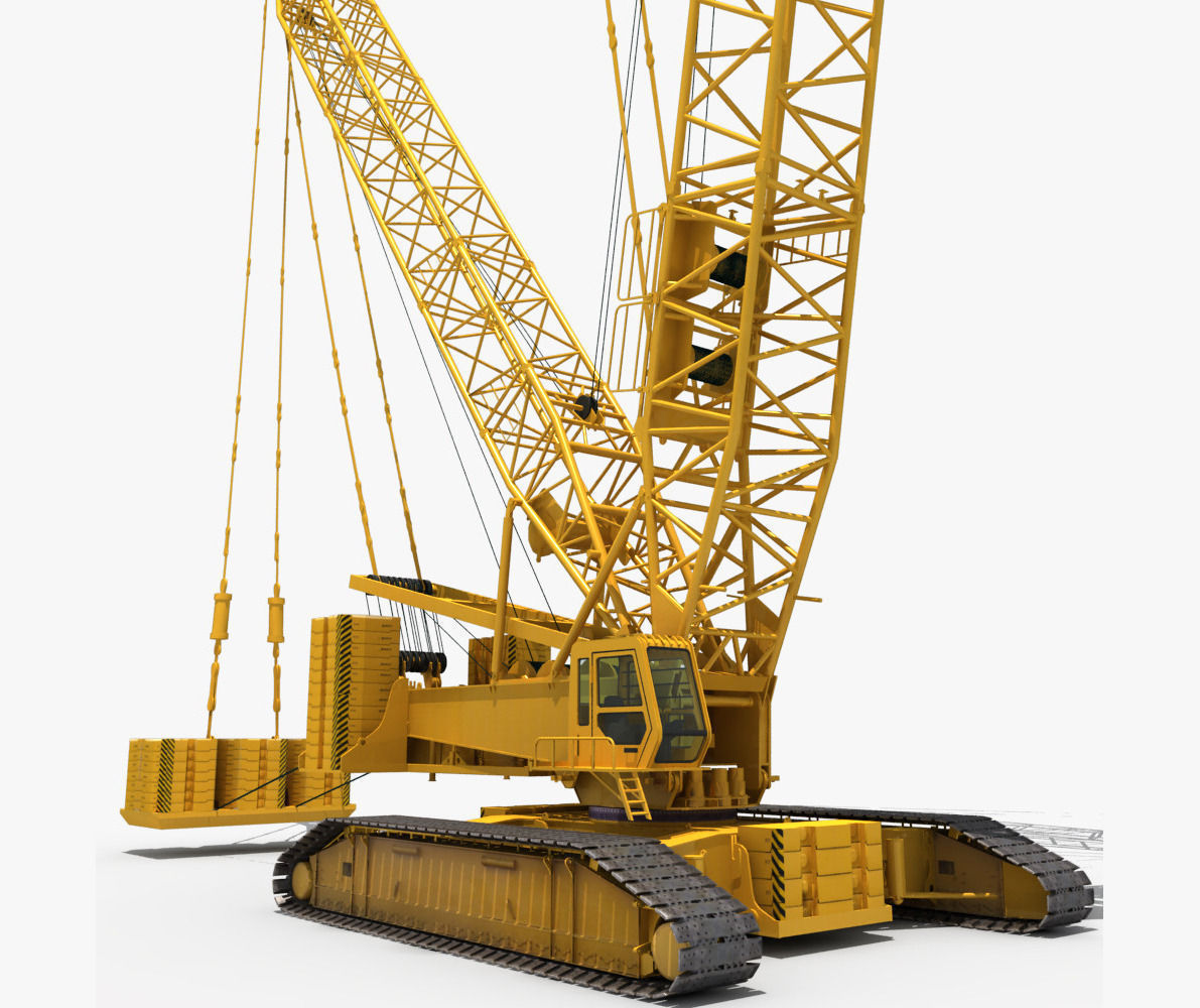 Crawler Crane 3D model | CGTrader