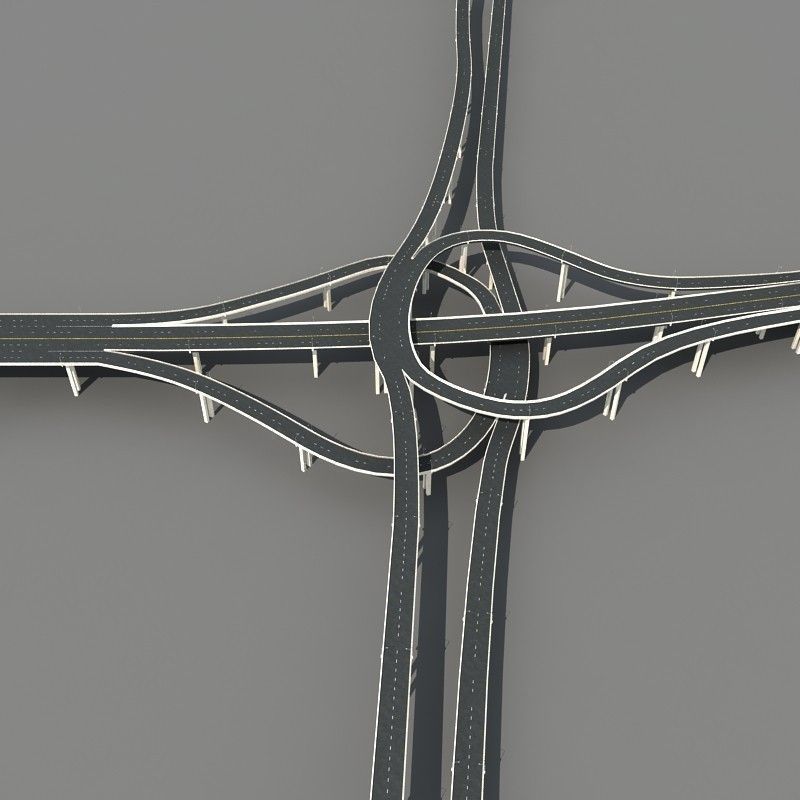 Highway Viaduct 3D model | CGTrader