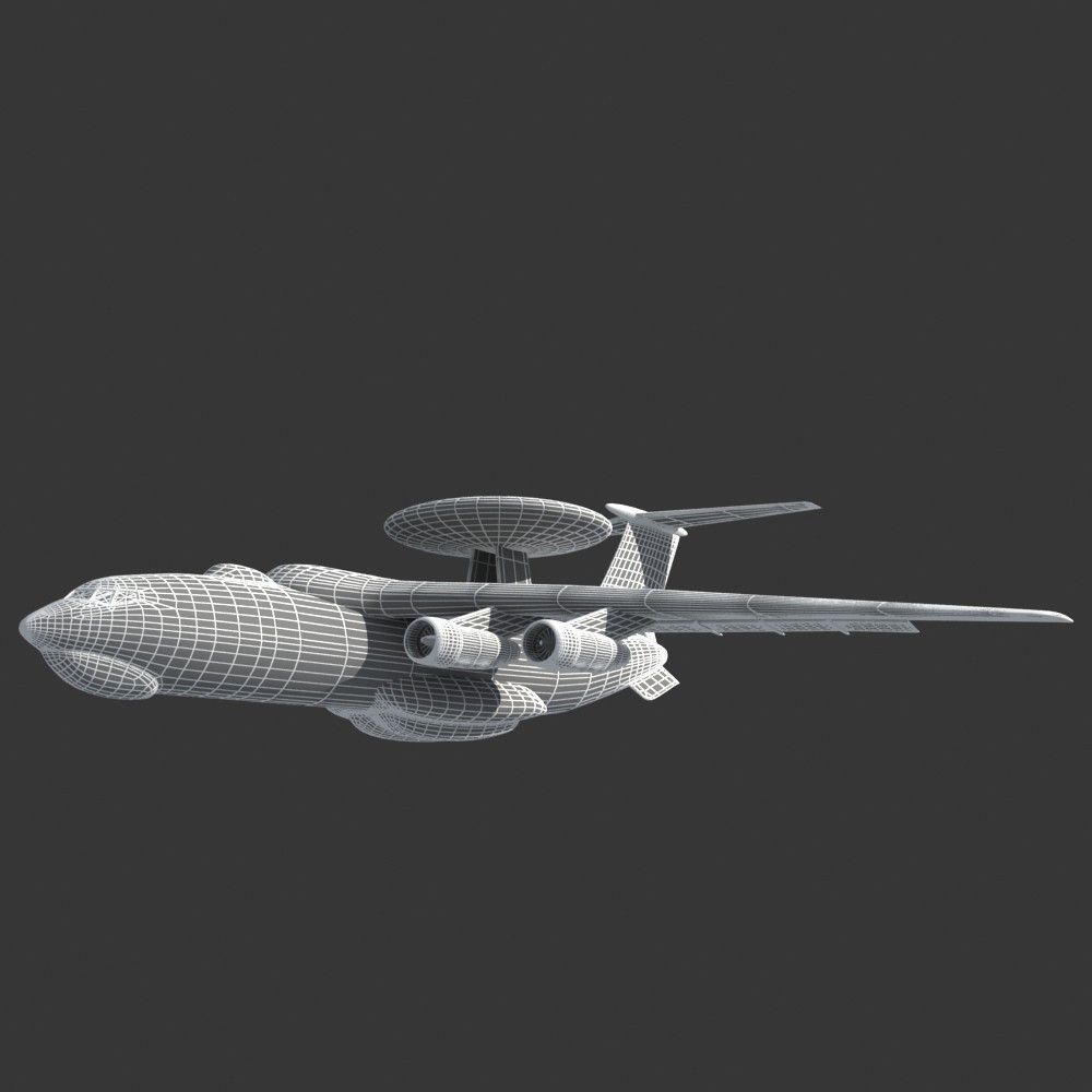 KJ 2000 AWACS 3D model | CGTrader