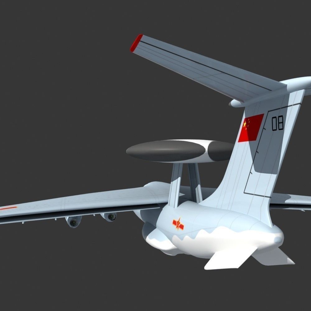 KJ 2000 AWACS 3D model | CGTrader