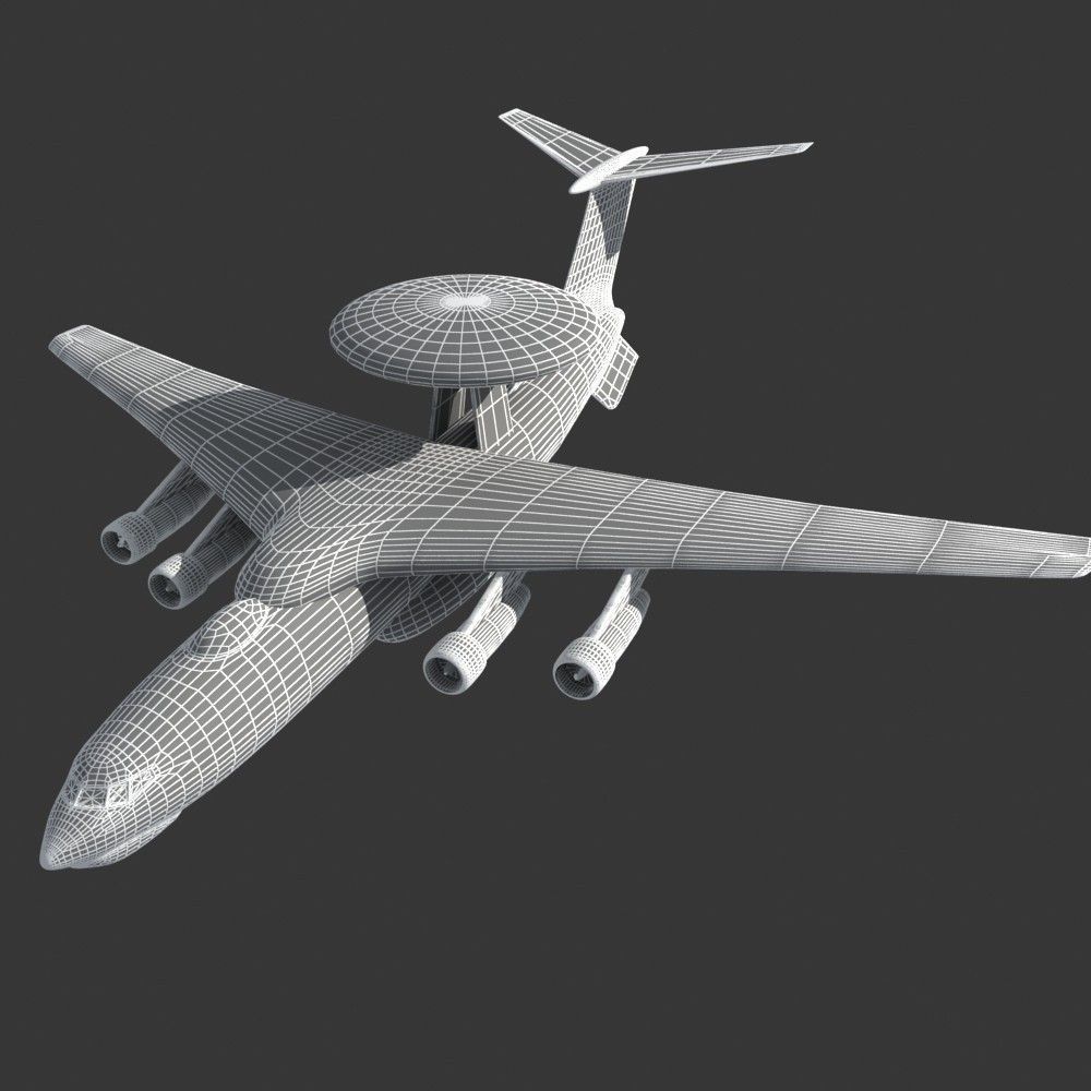 KJ 2000 AWACS 3D model | CGTrader