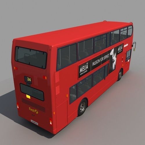 London Bus 3D Model MAX OBJ FBX - CGTrader.com