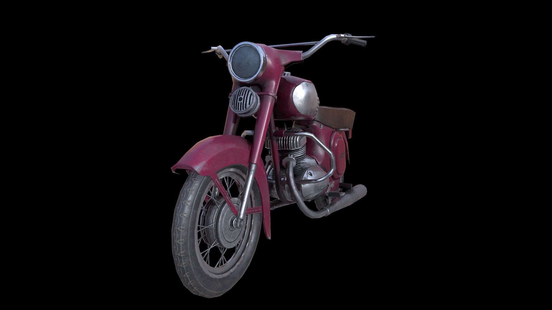 3D model Java 250 motorcycle VR / AR / low-poly | CGTrader