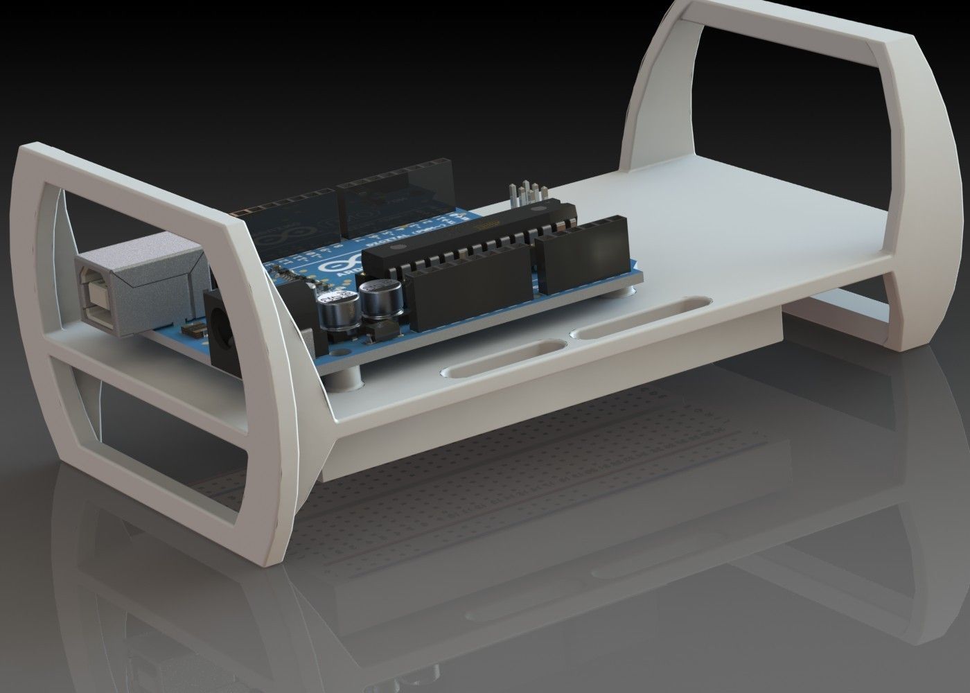 Stax Aruduino prototyping enclosure free 3D model 3D printable | CGTrader