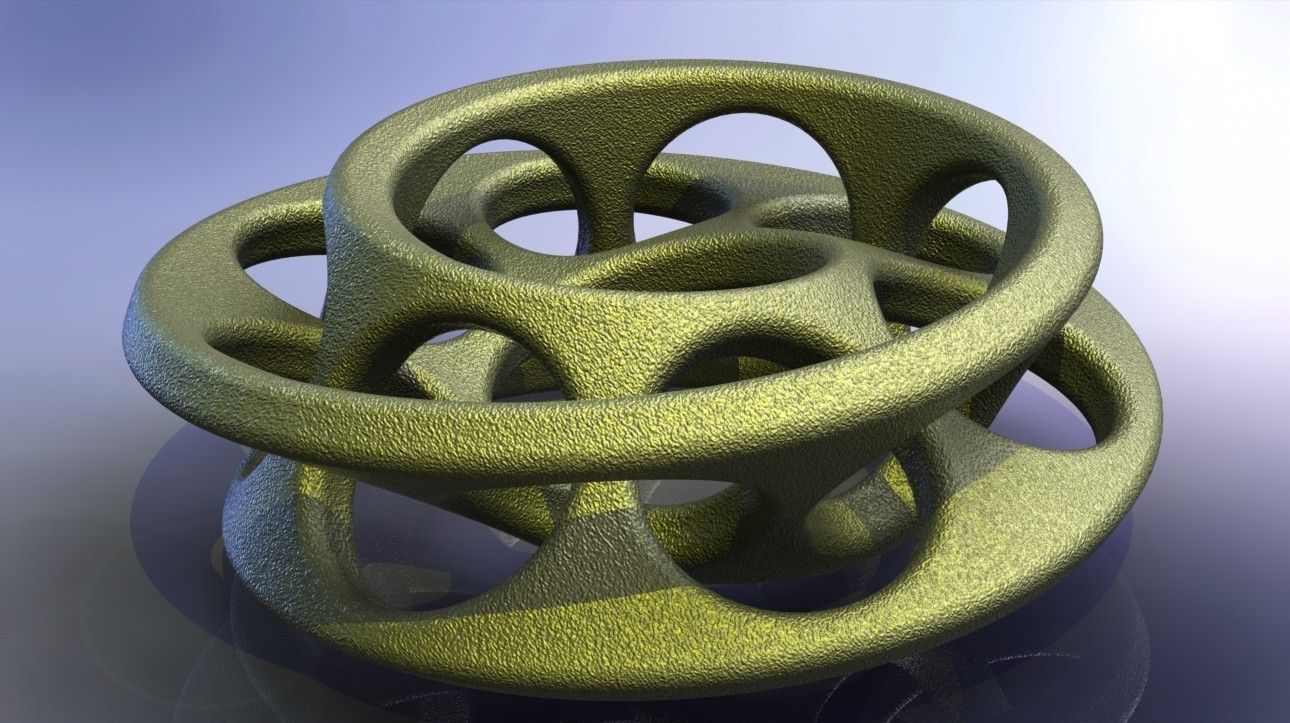 Self Intersecting Mobius Chain free 3D model 3D printable | CGTrader