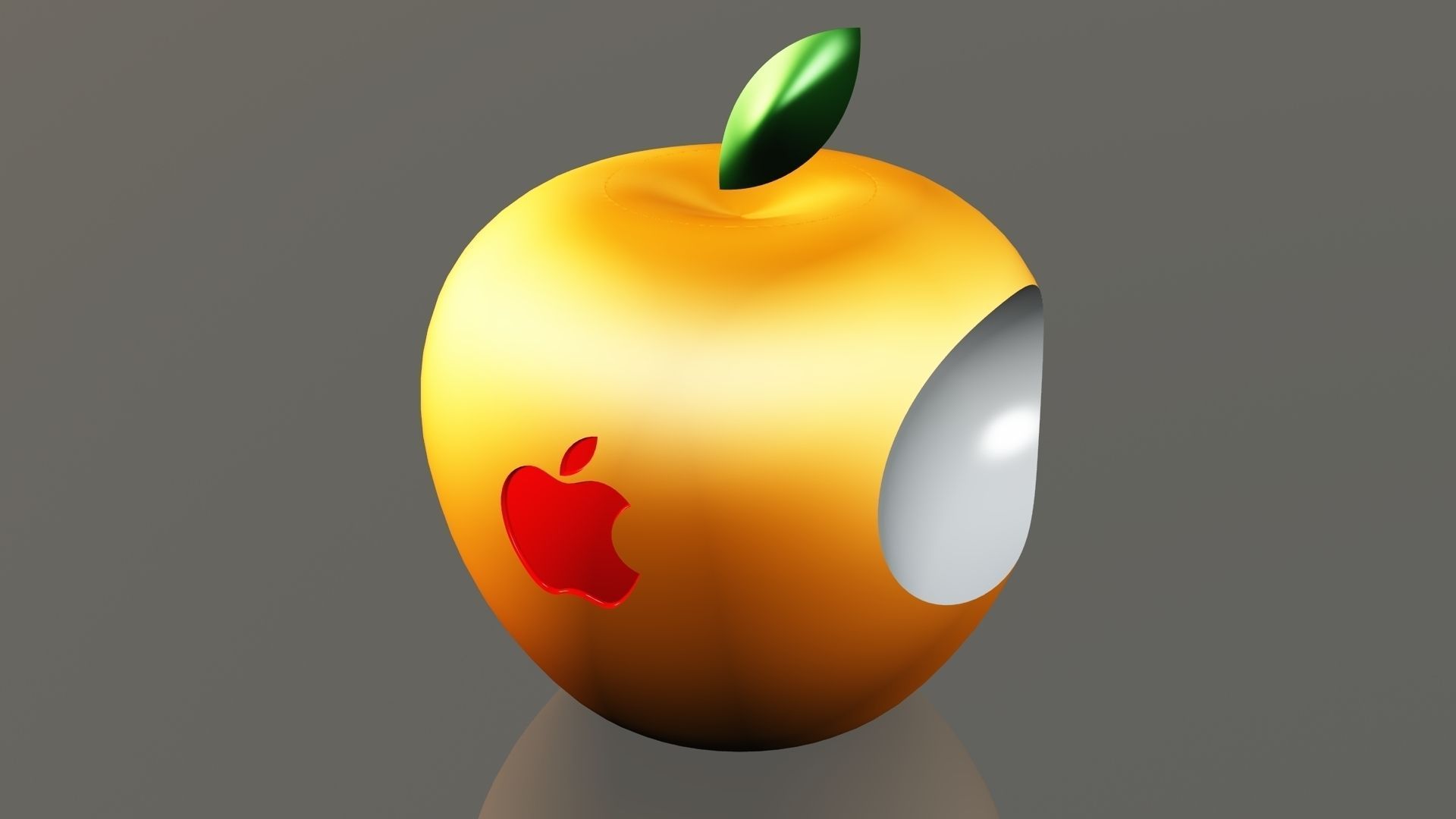 3D Apple Logo free 3D model 3D printable | CGTrader