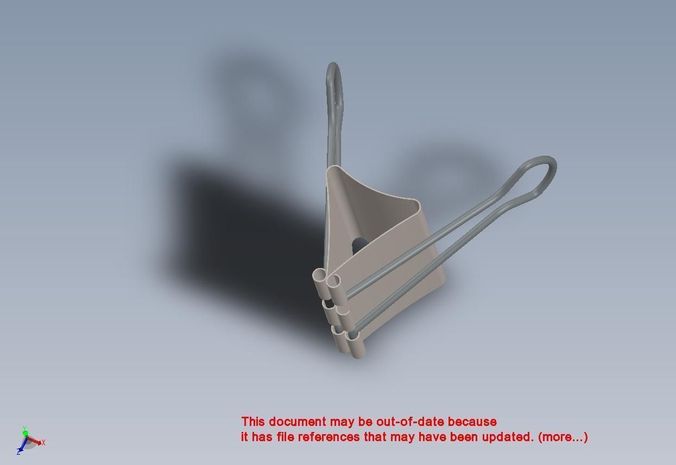 Binder Clip free 3D Model FBX STL SLDPRT SLDASM SLDDRW - CGTrader.com