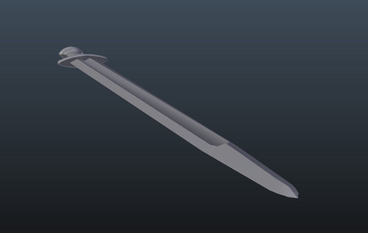Realistic Medieval Sword free VR / AR / low-poly 3D model | CGTrader