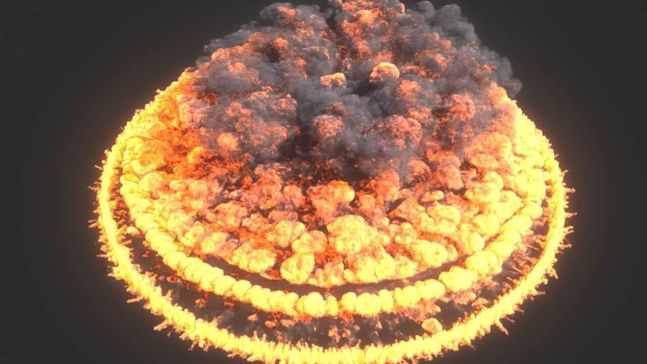 3D model Maya Fluids Effects Assets Bundle VR / AR / low-poly rigged ...