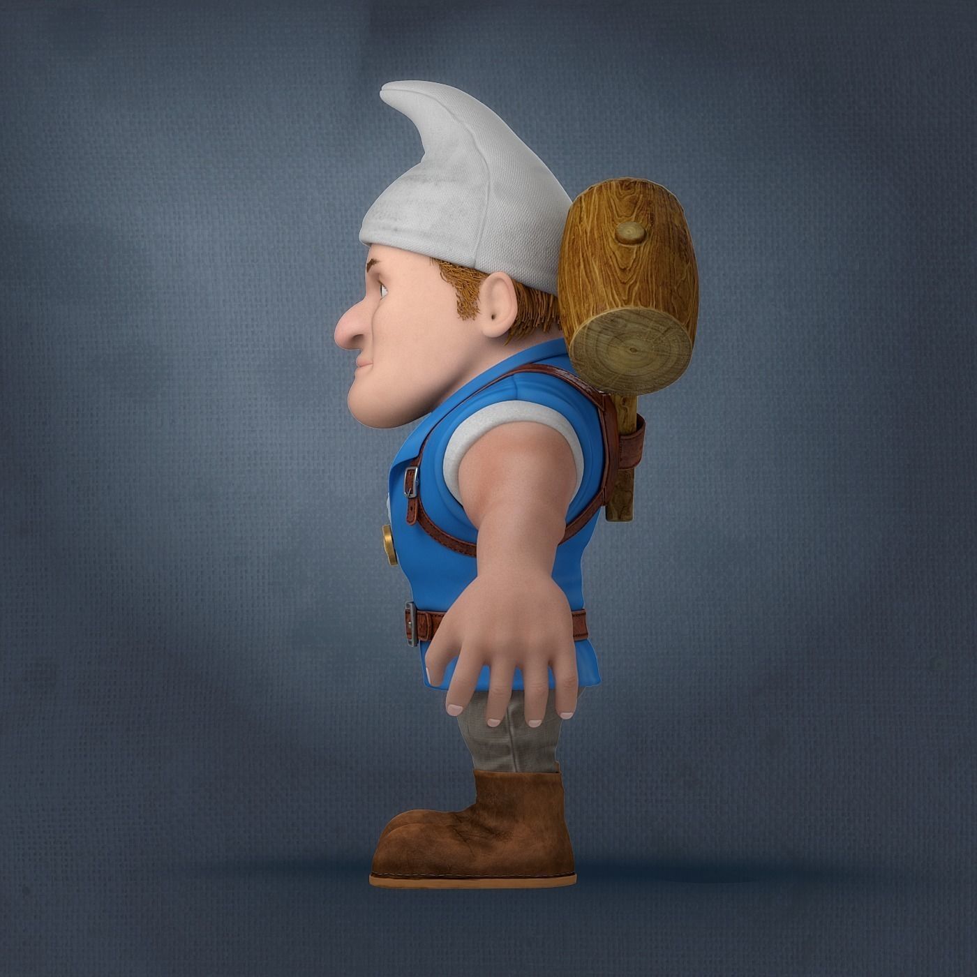 Cartoon Man Rigged 3D model rigged | CGTrader