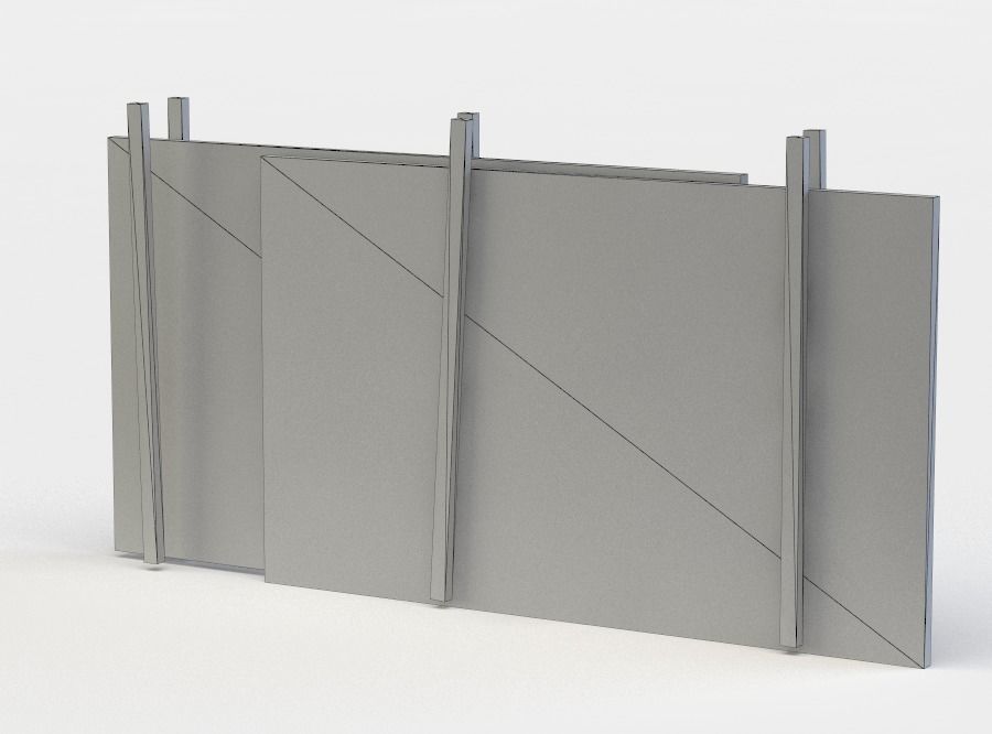 3D model Steel plates VR / AR / low-poly | CGTrader