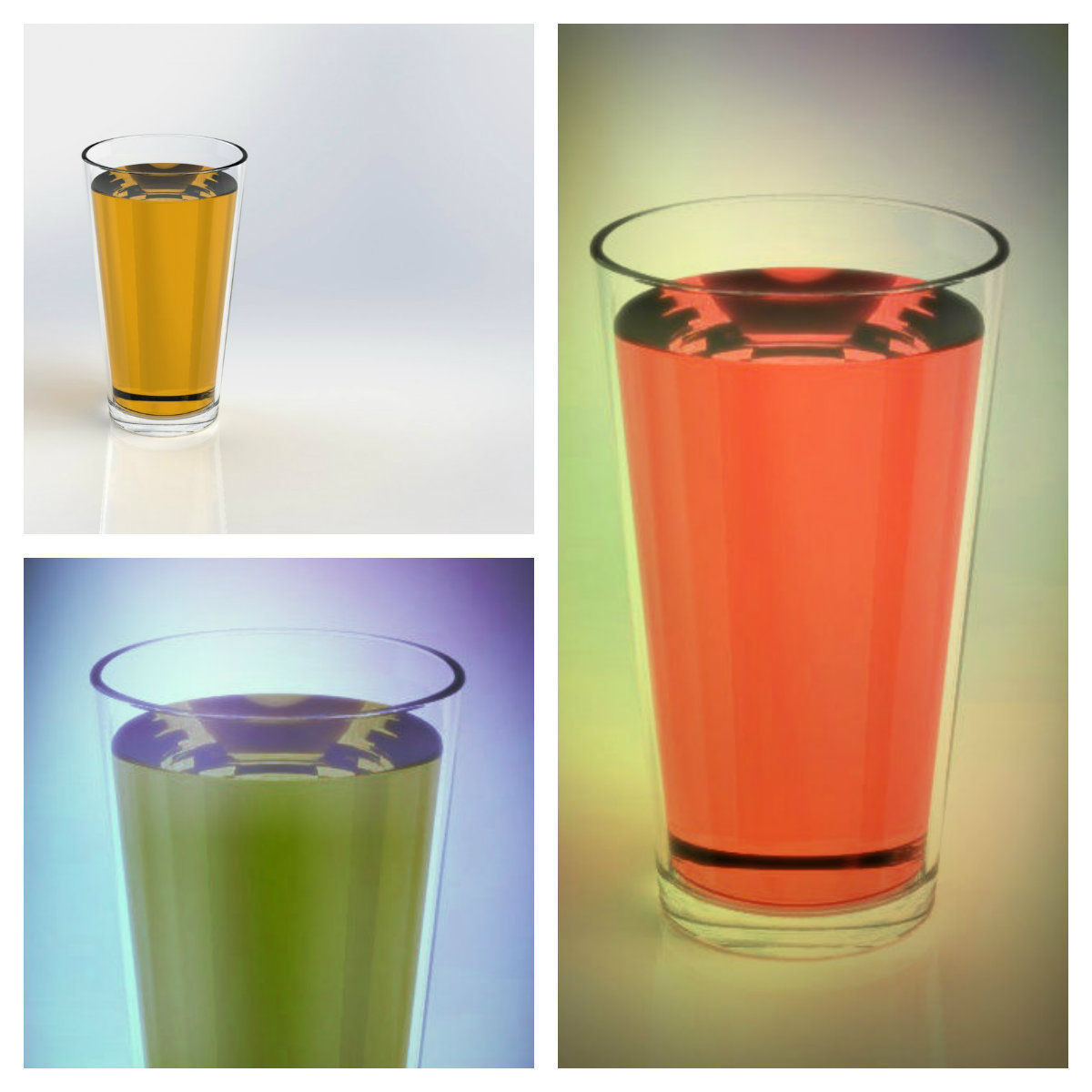 Pint Glass free 3D model | CGTrader