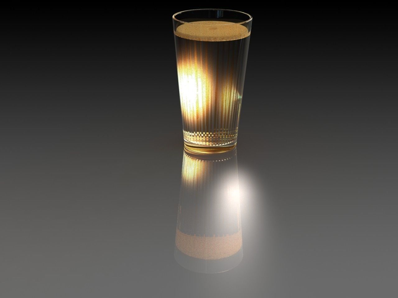 Pint Glass free 3D model | CGTrader