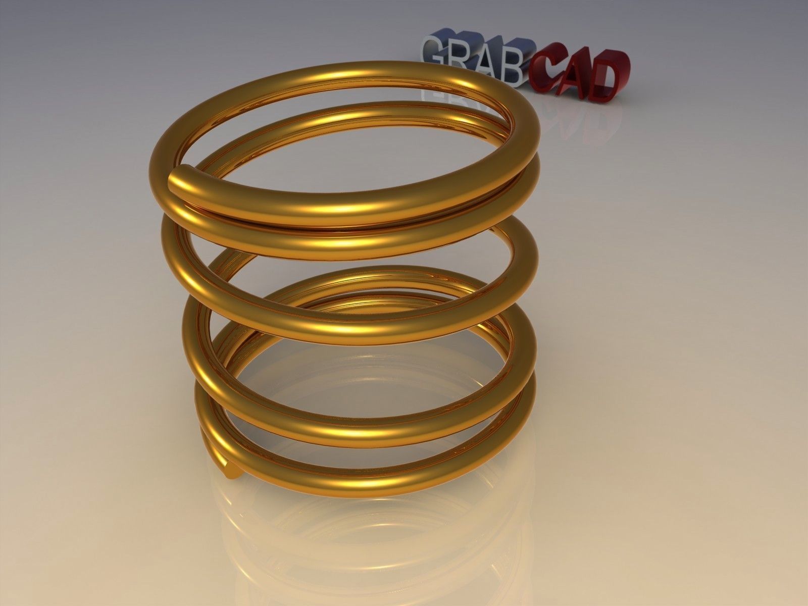 Spring different colored springs free 3D model | CGTrader