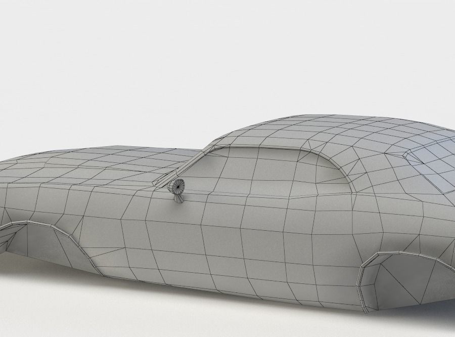 3D model Car with no wheels VR / AR / low-poly | CGTrader