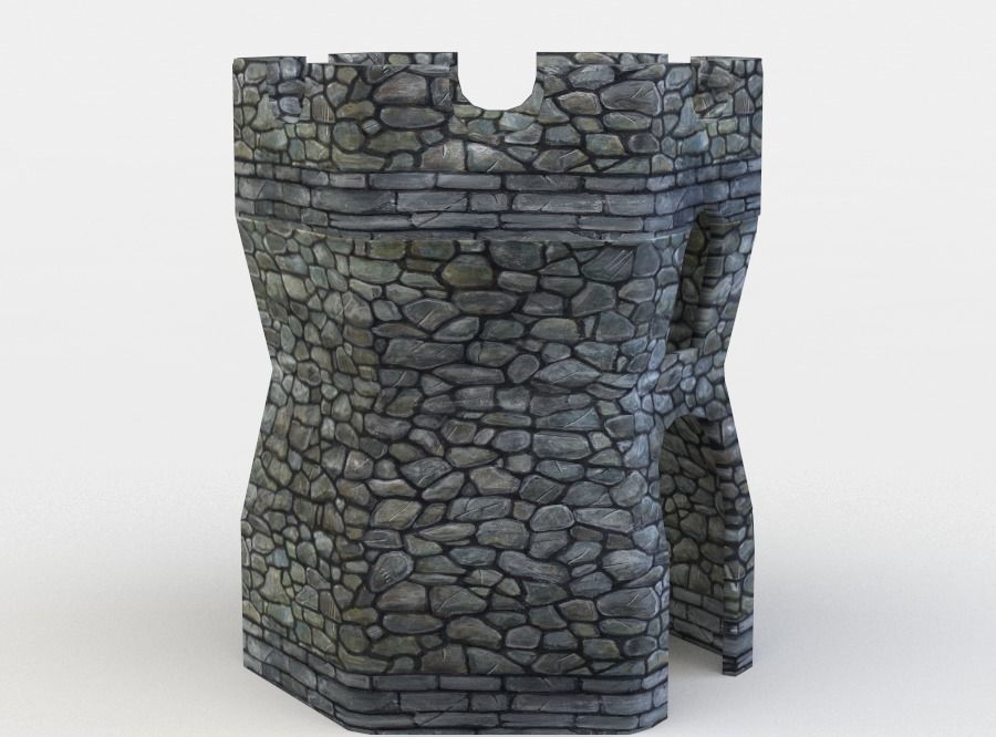 3D model Masonry tower VR / AR / low-poly | CGTrader