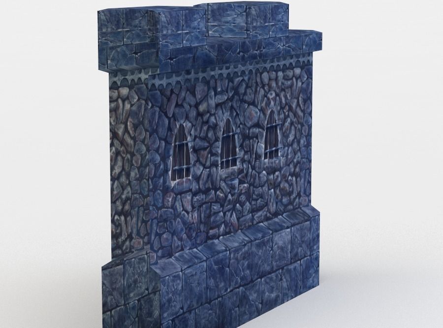 3D model Masonry wall VR / AR / low-poly | CGTrader