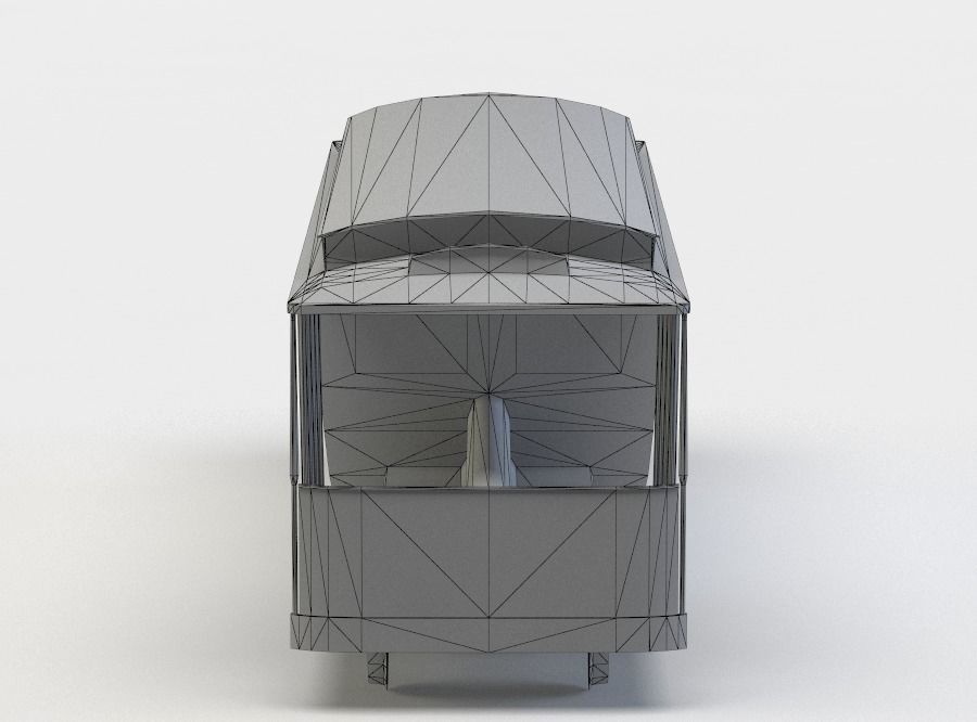 3D model Funicular trolley car VR / AR / low-poly | CGTrader