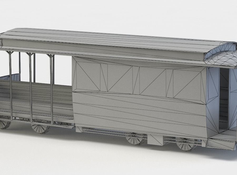 3D model Funicular trolley car VR / AR / low-poly | CGTrader