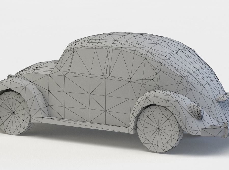 3D model Car bug VR / AR / low-poly | CGTrader