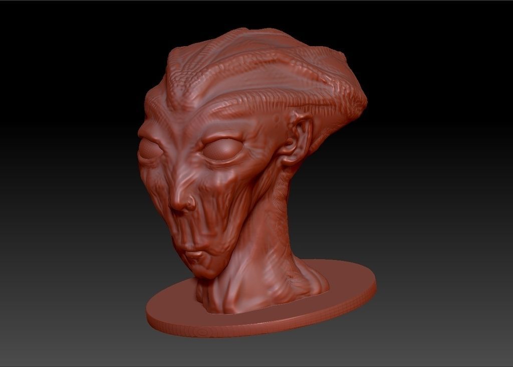 Zoltar the Alien 3D model 3D printable | CGTrader