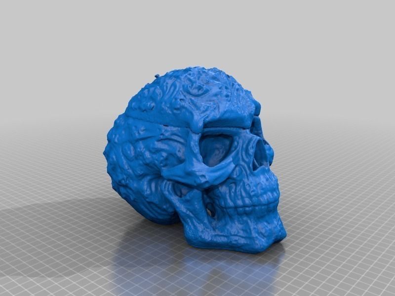 Spook Skull free 3D model 3D printable | CGTrader