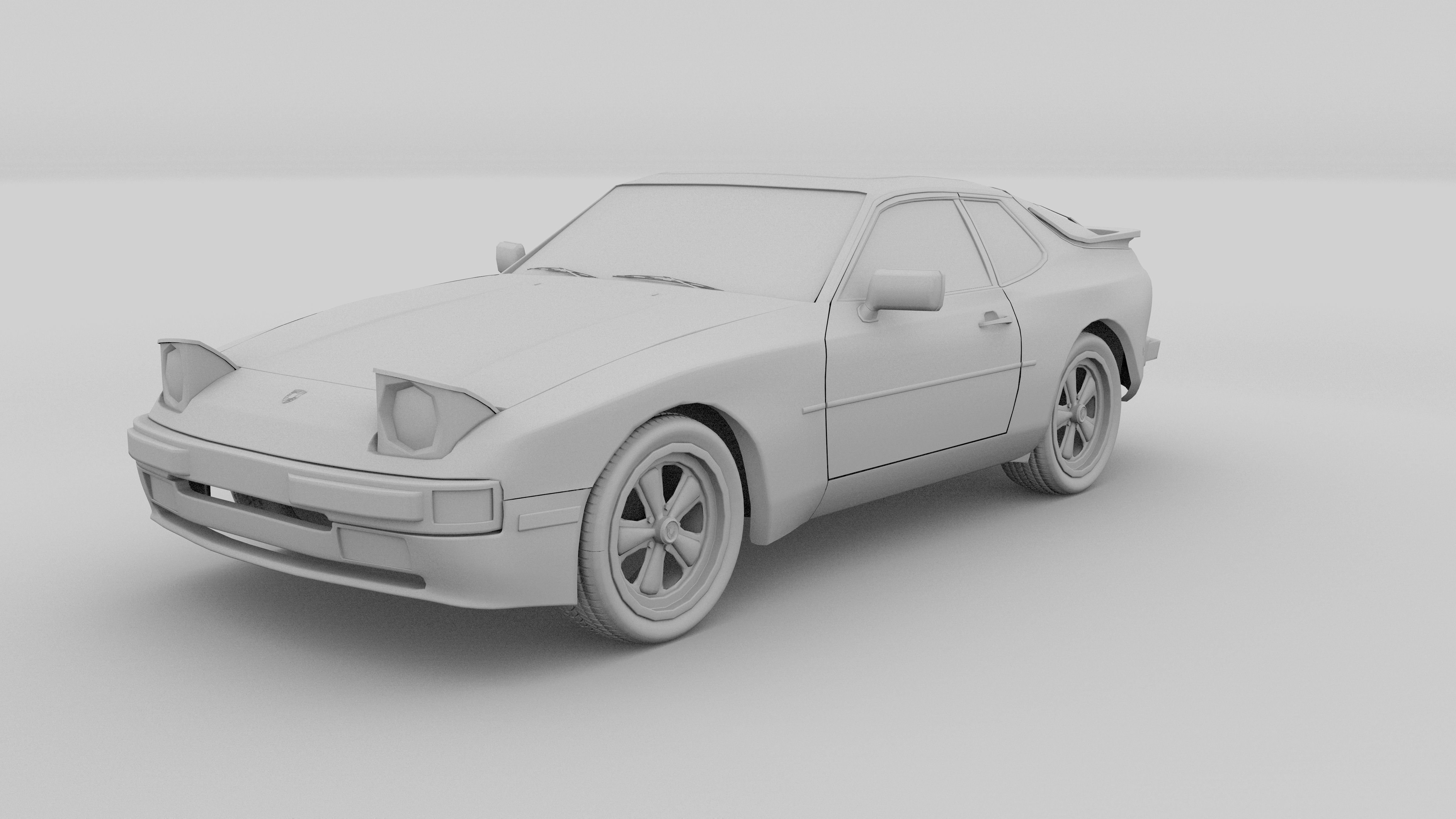 Porsche 944 3D model | CGTrader