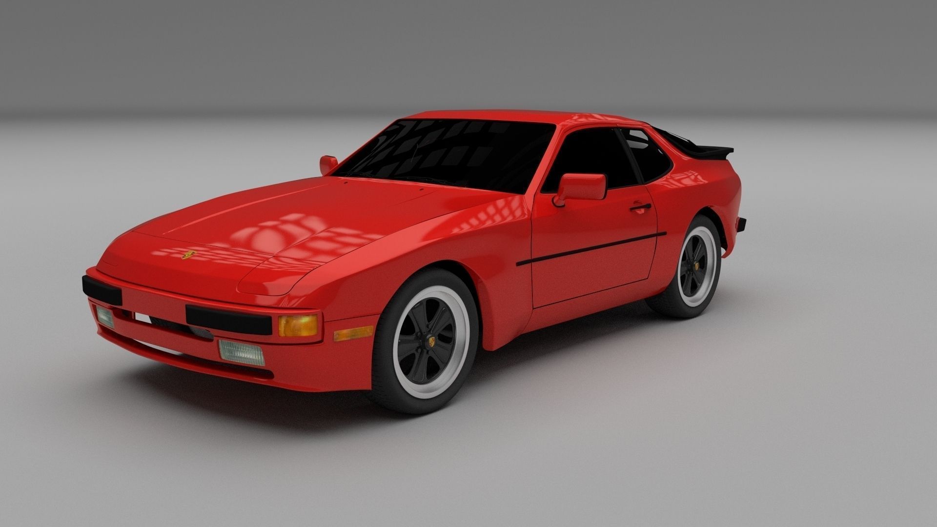 Porsche 944 3D model | CGTrader