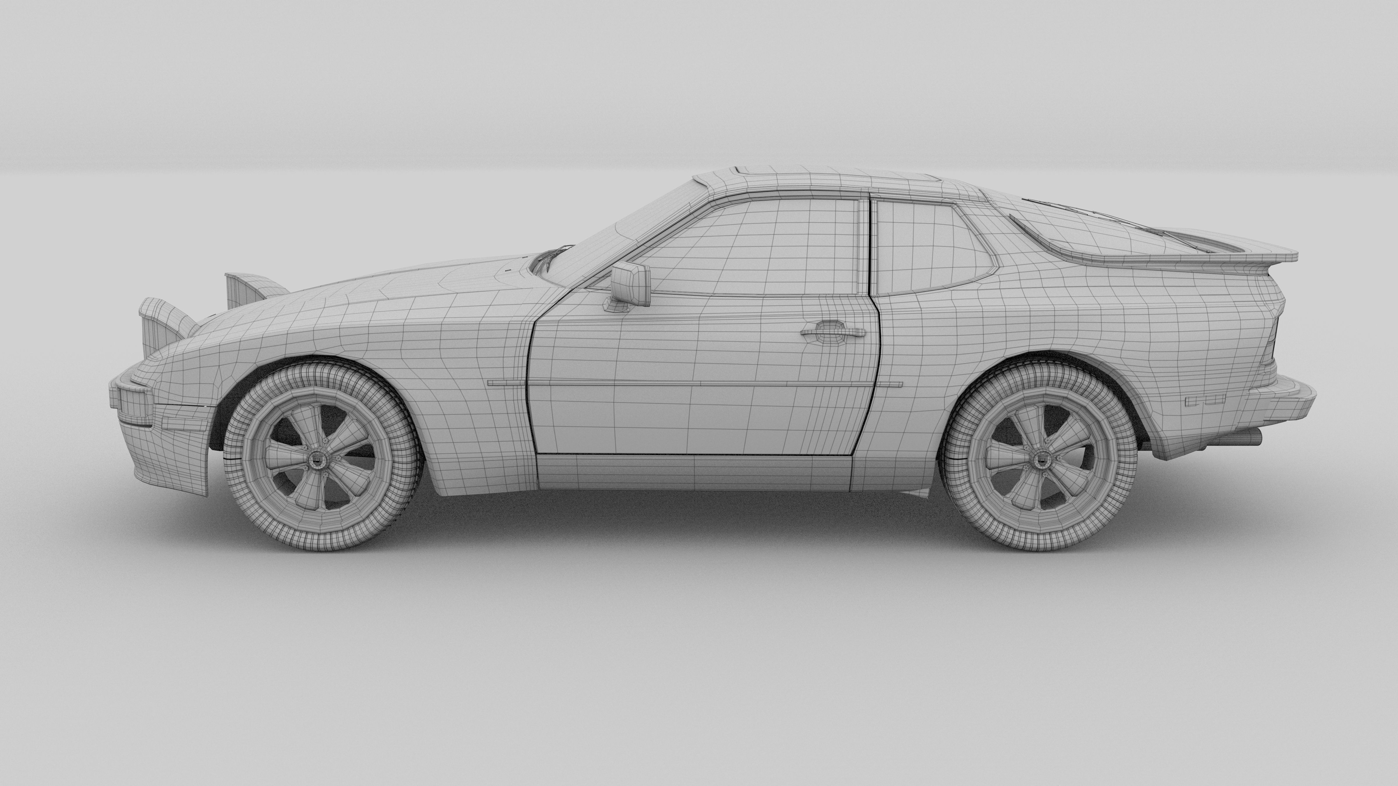 Porsche 944 3D model | CGTrader