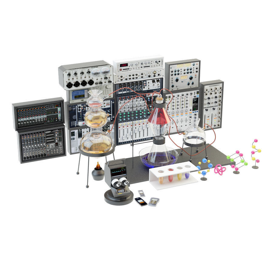 Medical laboratory set 1 3D model | CGTrader
