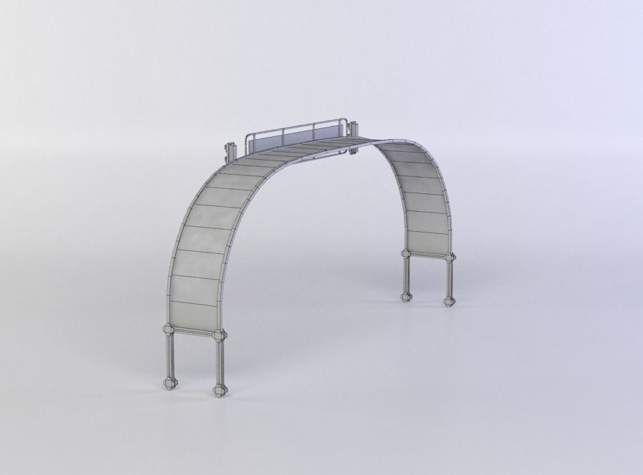 3D model Race gate VR / AR / low-poly | CGTrader