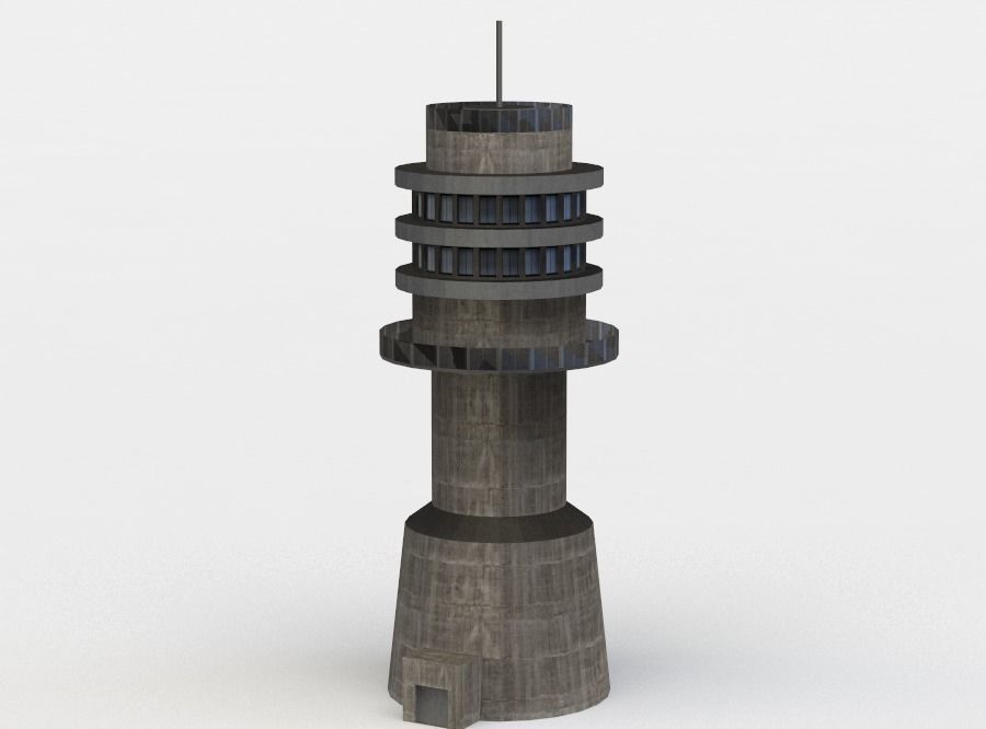 3D model Race tower VR / AR / low-poly | CGTrader