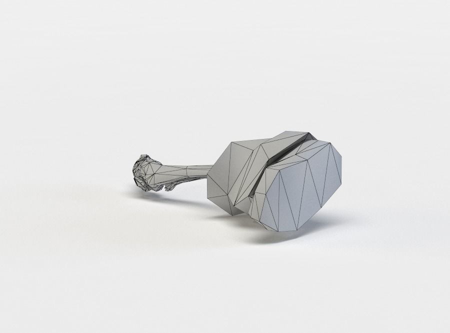 3D model Zombie leg VR / AR / low-poly | CGTrader