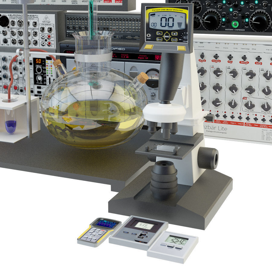Medical laboratory set 2 3D model | CGTrader