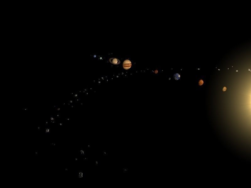 3D model solar system 3d VR / AR / low-poly | CGTrader